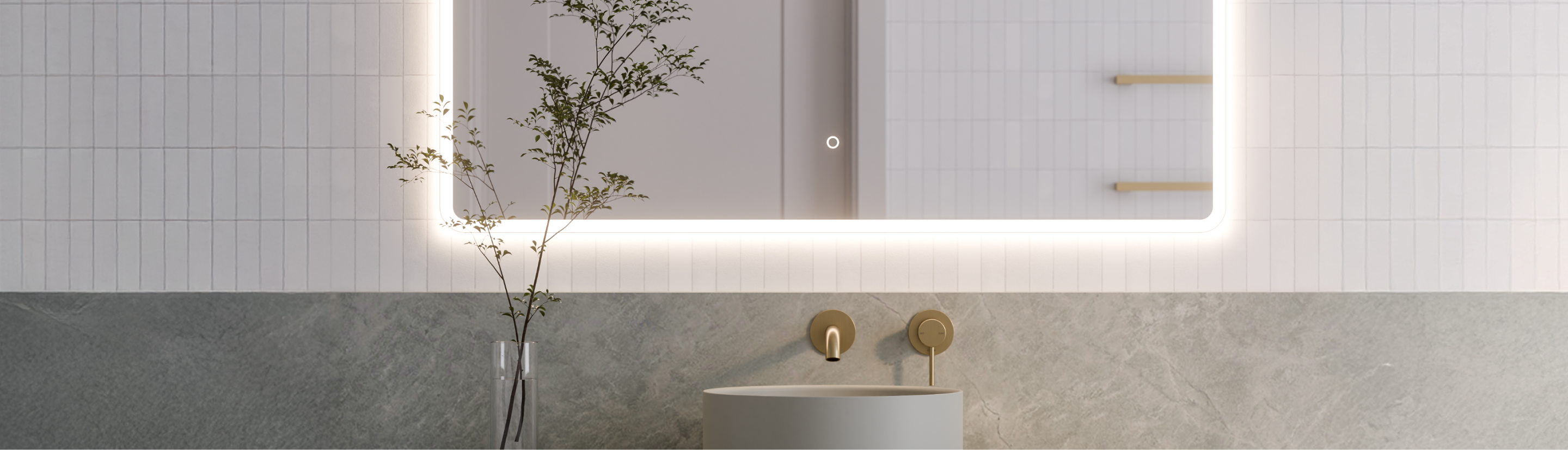 Shop Clearance Rectangle LED Mirrors | NZ – Elite Bathroomware Outlet