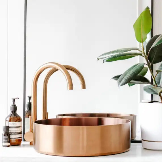 FUSION ROUND STAINLESS STEEL BASIN - 6 Colours – Elite Bathroomware Outlet